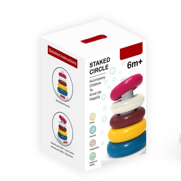 Rainbow Stacking Rings